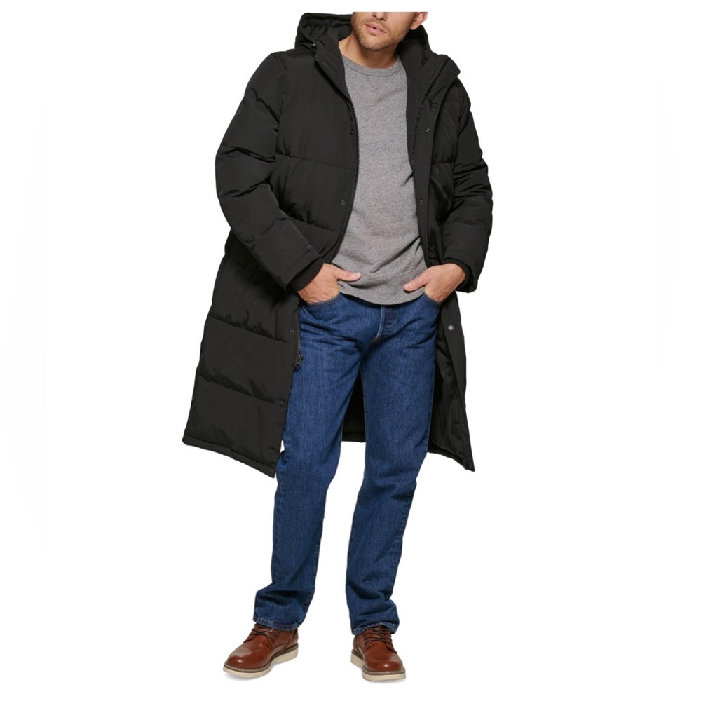 Levi’s Men’s Quilted Extra Long Parka Jacket Nwot - Gem